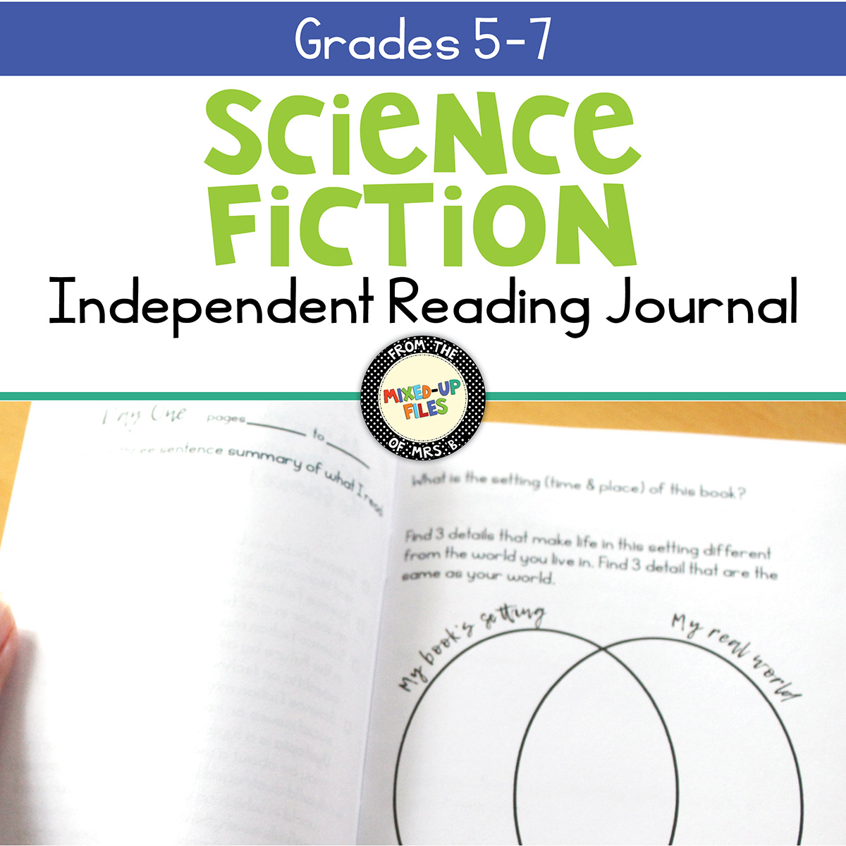 Science Fiction or Dystopian Reading Response Journal - Mixed-Up Files